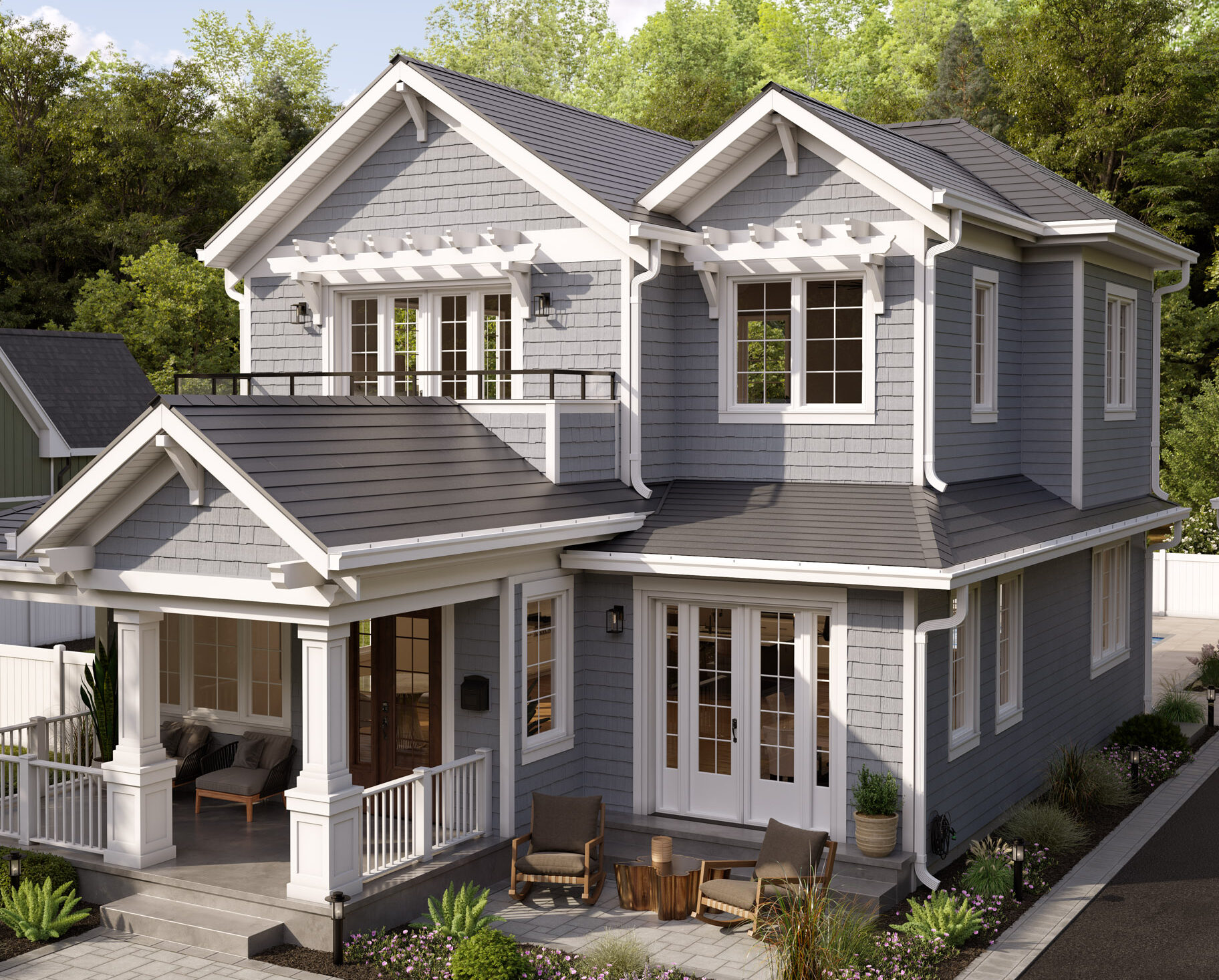 Metal Shingle Roofing - Home Genius Exteriors